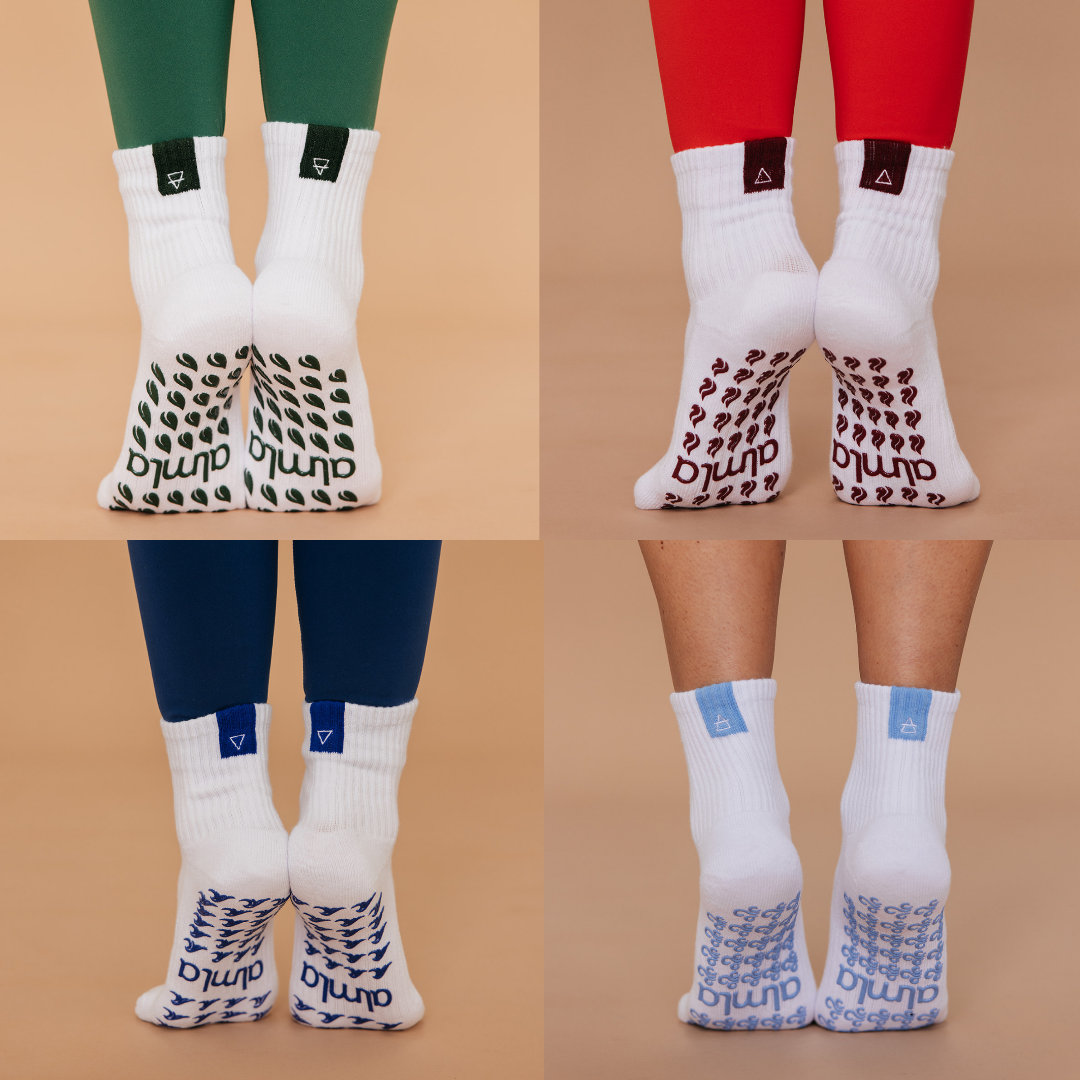 Element Pilates Sock 4-Pack Bundle | Zodiac-Inspired | Almla Active