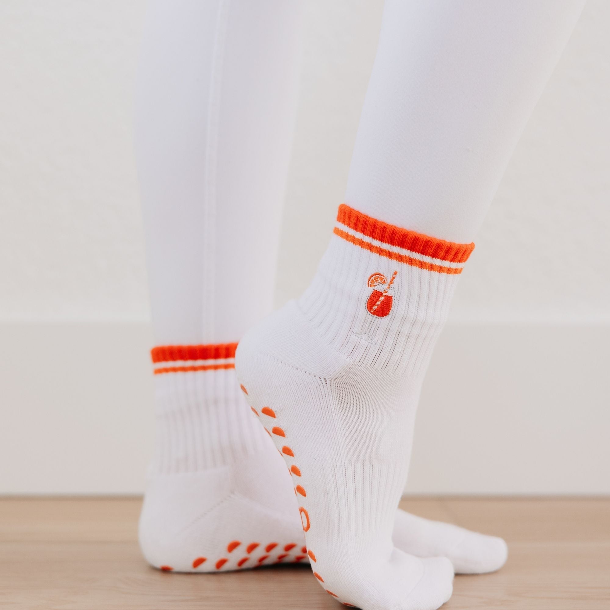 Aperol Spritz Grip Socks | Happy Hour Pilates Non Slip Socks for Yoga ...